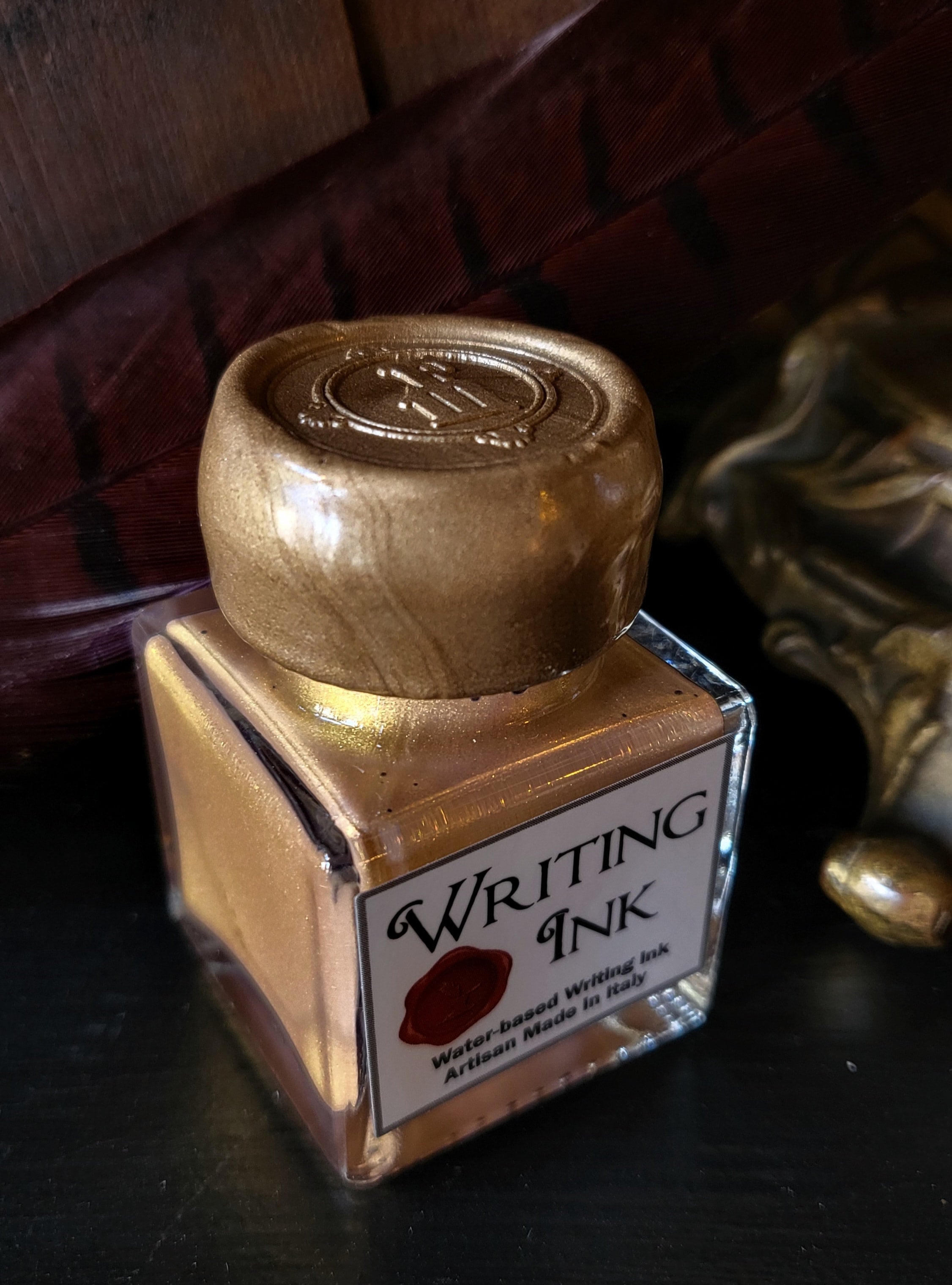 MM4-027 Gold Italian Handground Ink | The Weeping Glass