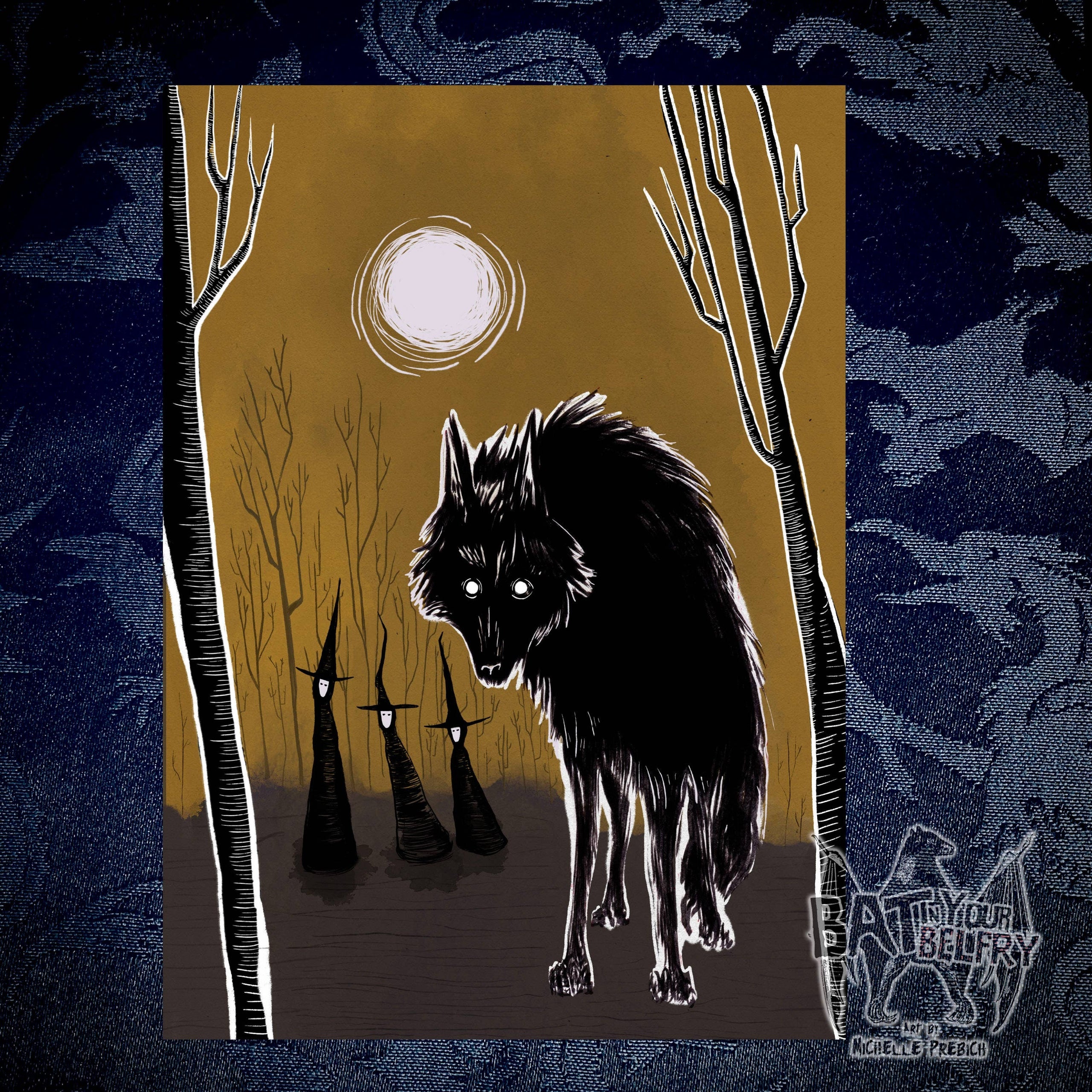 YUL-031 The Wolf And The Witches Print | The Weeping Glass