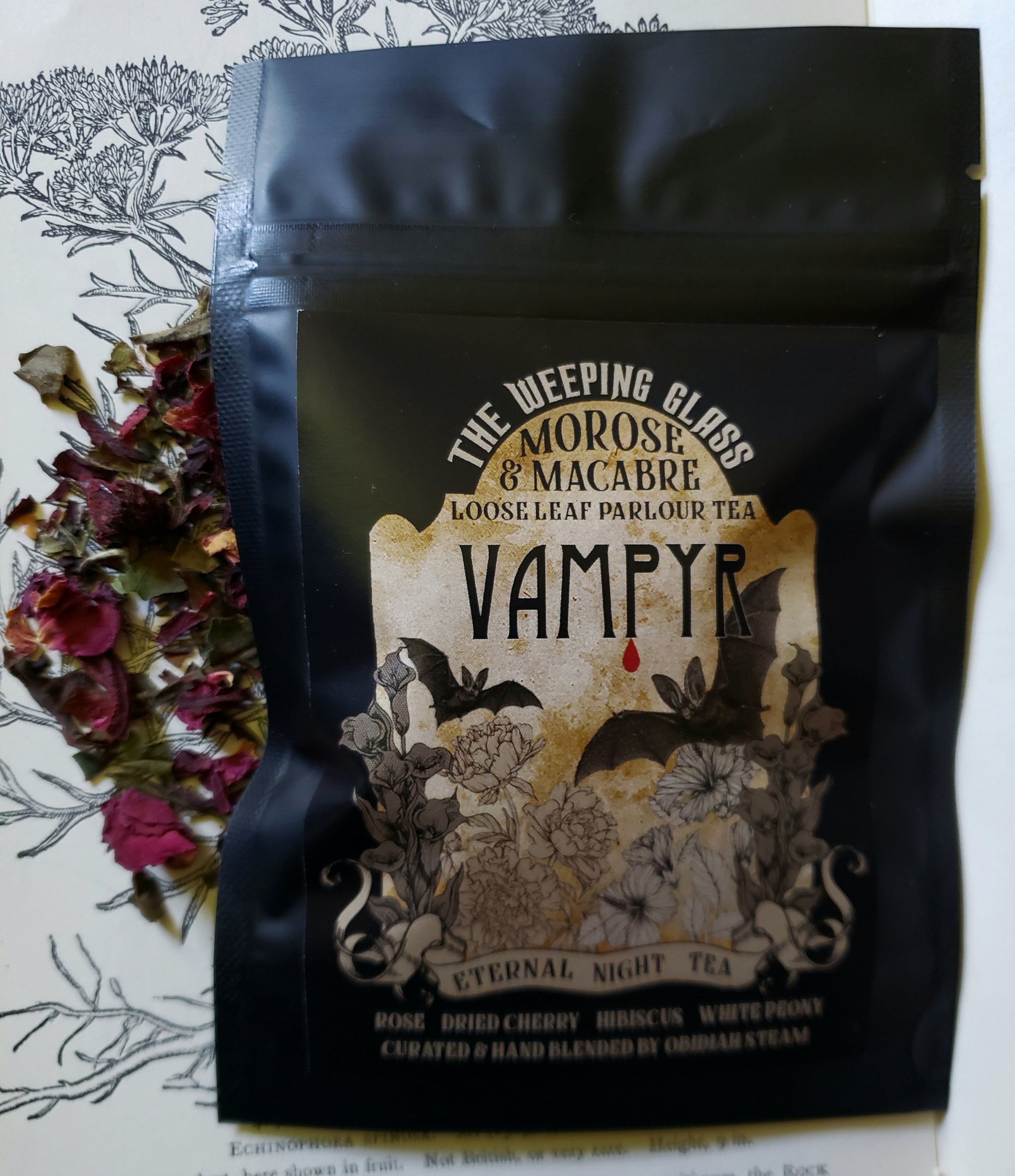 T001 The Somber Collection Loose Leaf Parlour Teas | The Weeping Glass